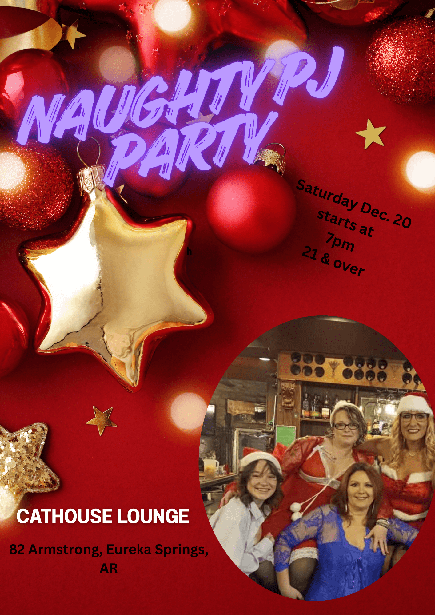 Annual Naughty PJ Party at The Cathouse | Visit Eureka Springs